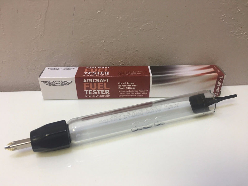 ASA, Aircraft Fuel Tester w/ Screwdriver p/n ASA-AFT-1 – World Pilot ...