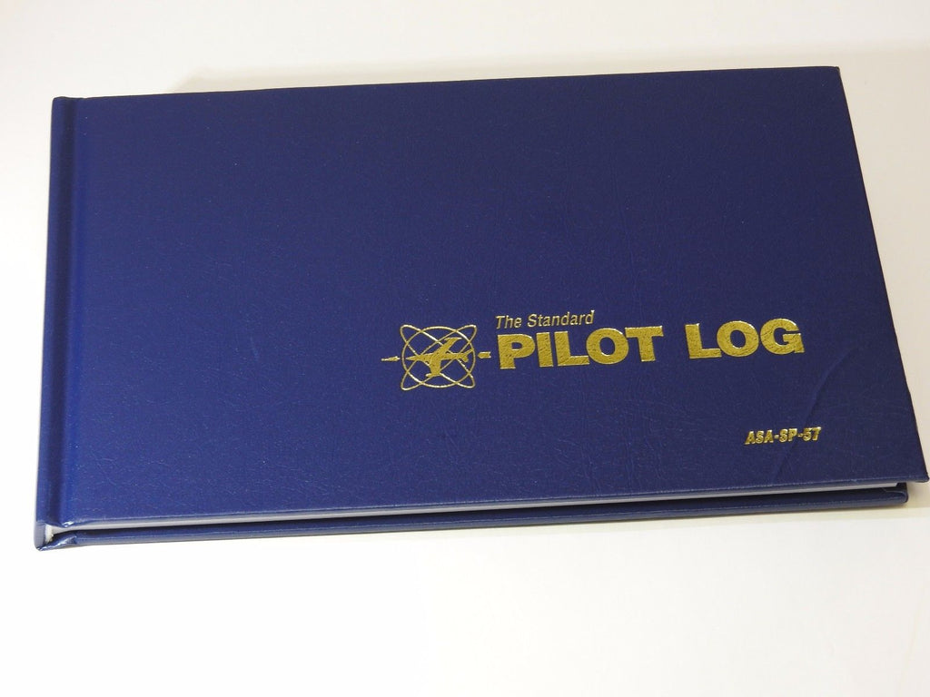 ASA, Standard Pilot Logbook, Navy Hardcover, p/n ASA-SP-57 – World ...