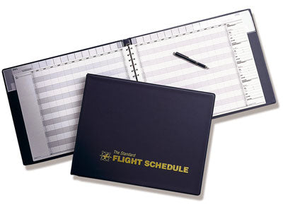 ASA, Standard Flight Schedule Log / Binder, p/n ASA-FS-KT – World Pilot ...