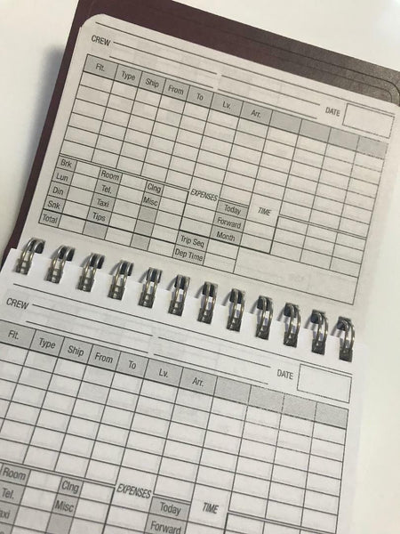 Crewgear, Pocket Flight Crew Logbook, Trip & Expenses Record Keeping ...