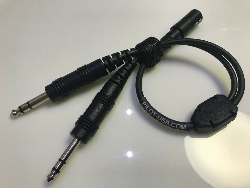 Pilot-USA, Adapter for Bose A20 6 Pin Lemo Headset to G/A Connector, p ...