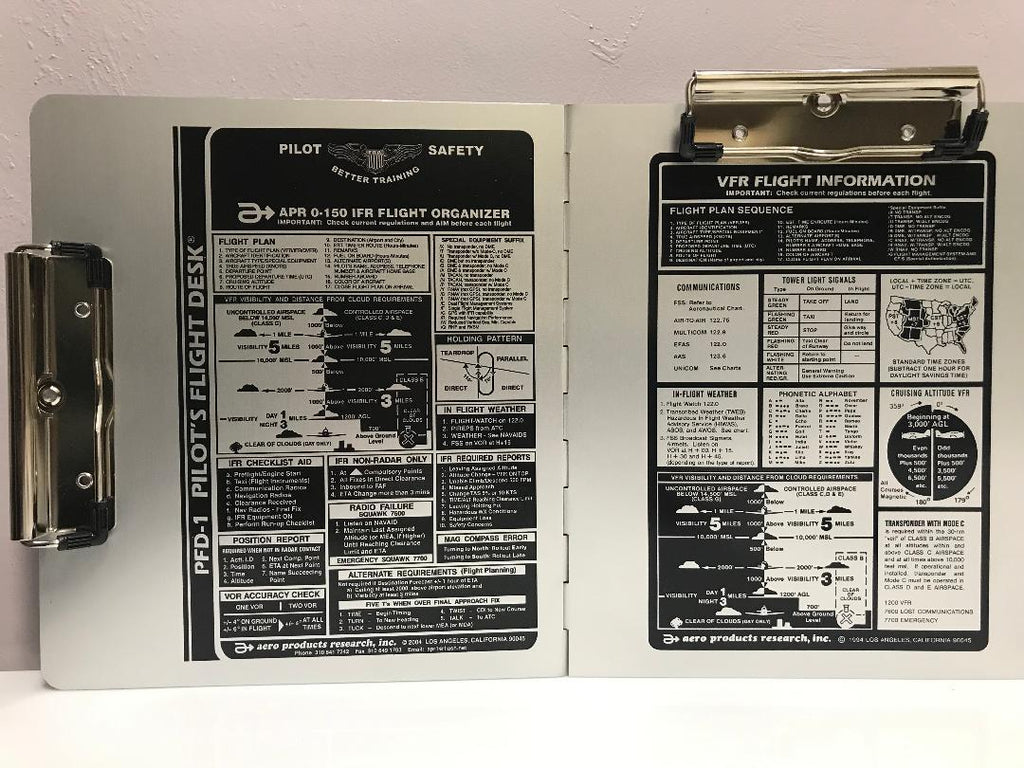 APR, Pilot's Flight Desk & Organizer, p/n PFD-1 or PFD-3 – World Pilot ...