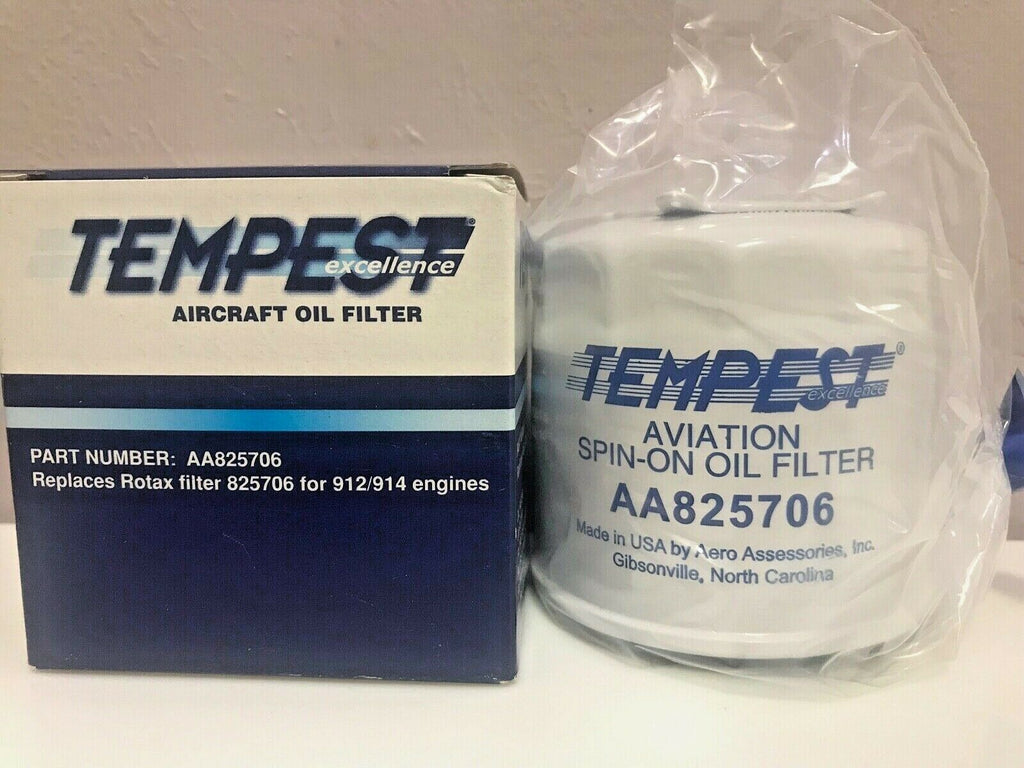 Tempest, Aircraft Oil Filter for Rotax Engines, p/n AA825706 – World ...