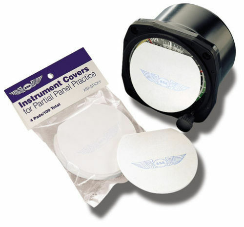 ASA, Instrument Covers for Partial Panel Training, 100 sheets, p/n ASA ...