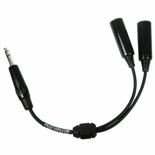 Pilot-USA, Adapter for G/A Headset to Comtronics .25" Single Plug Inte ...